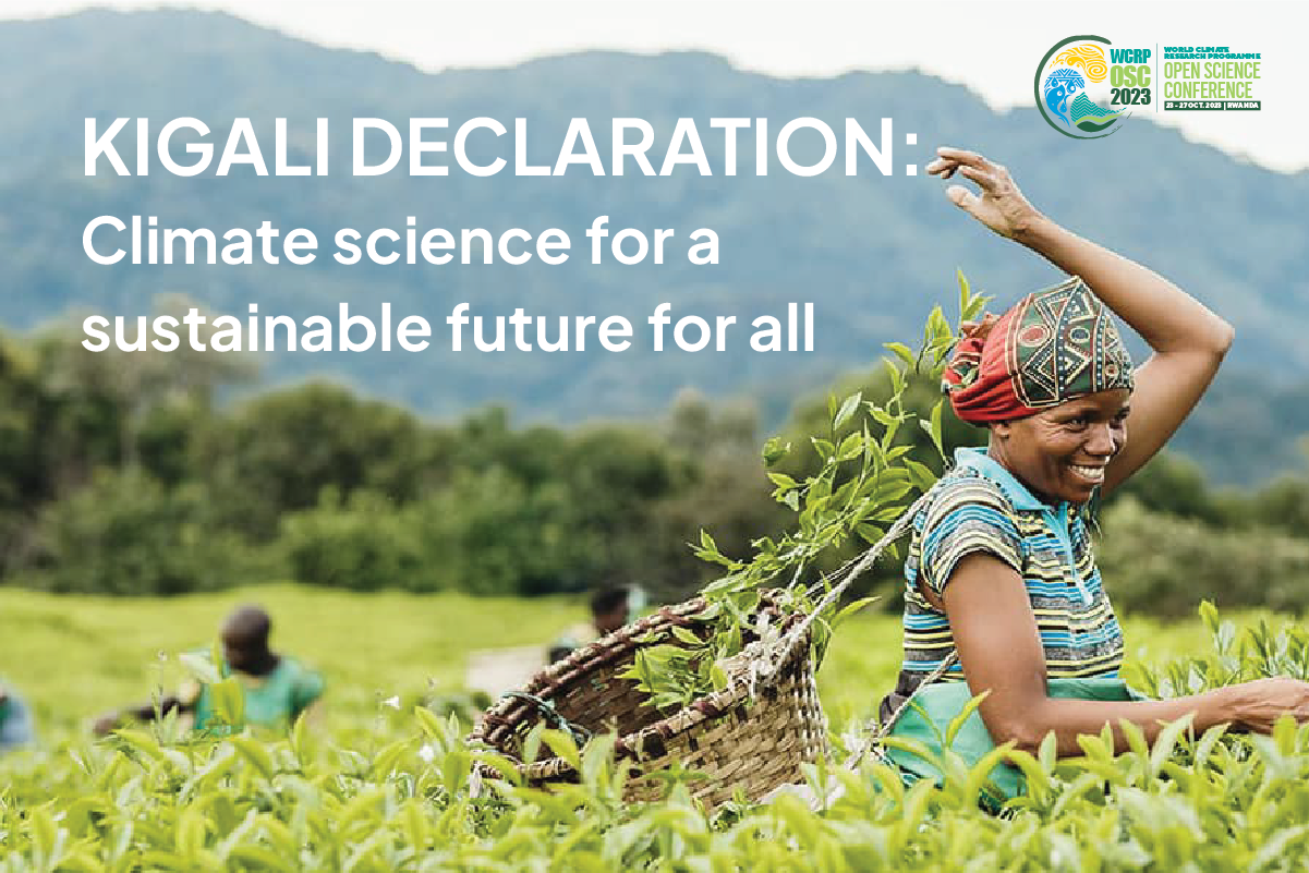 Kigali Declaration: Climate Science for a Sustainable Future for All